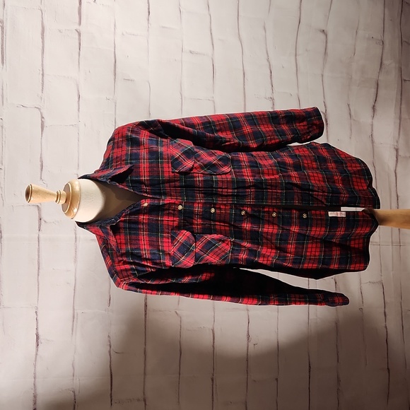 Pendleton | Shirts | Pendleton Vintage Macpherson Red Tartan Flannel ...